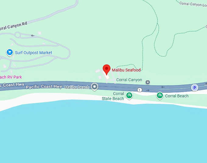 16. malibu seafood map