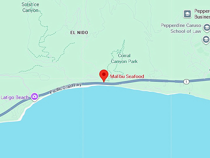 16. malibu seafood map