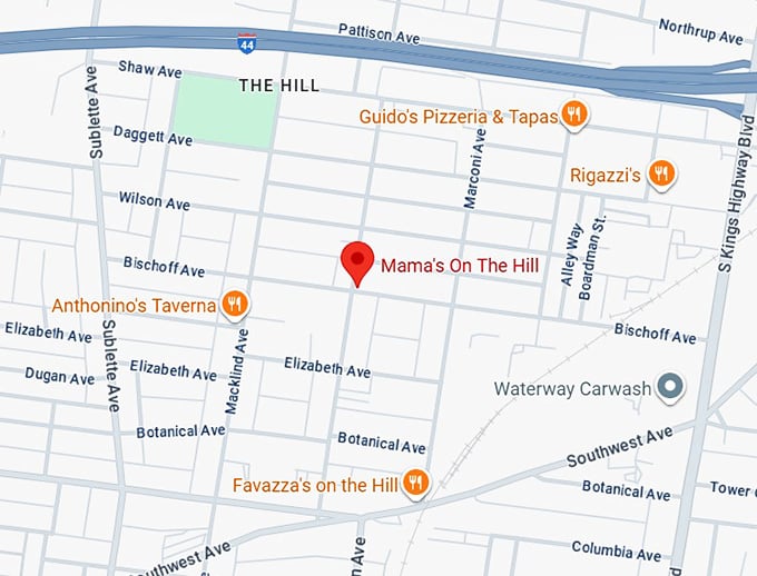 16. mama&rsquo;s on the hill map