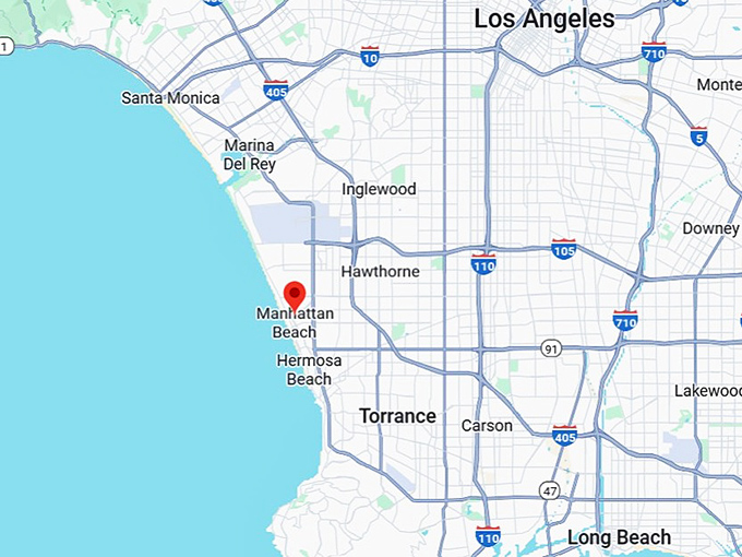 16. manhattan beach map