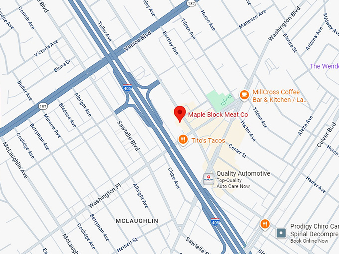 16. maple block barbecue map