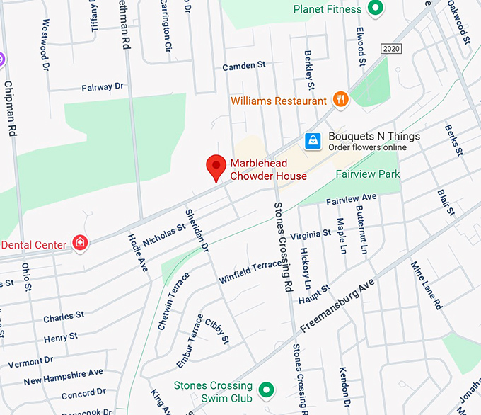 16. marblehead chowder house map