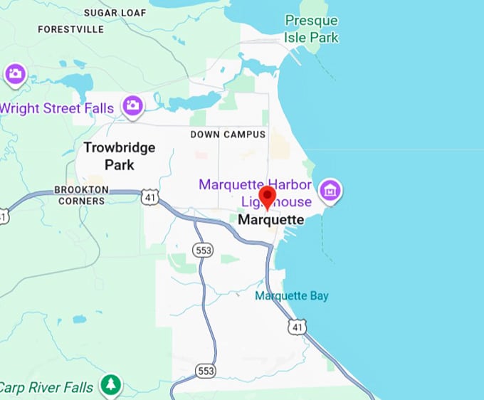 16. marquette map