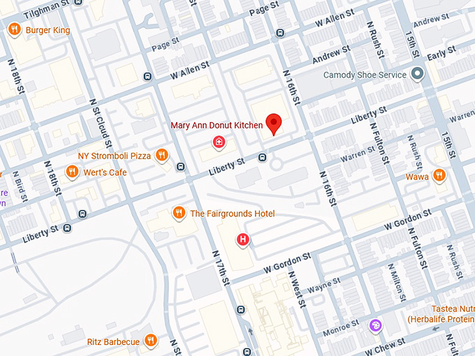 16. mary ann donut kitchen map