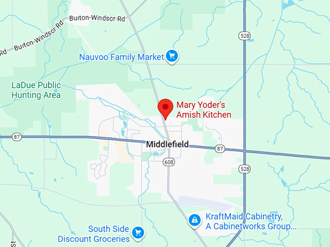 16. mary yoder's amish kitchen map
