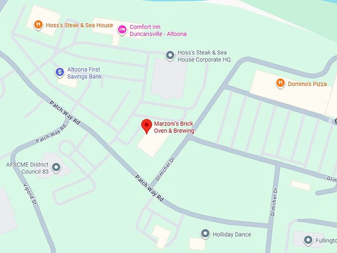 16. marzoni's brick oven & brewing map