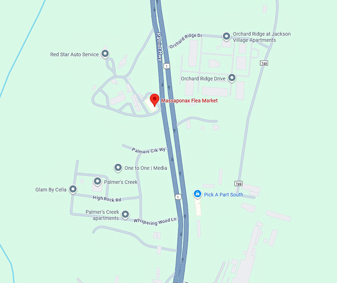 16. massaponax flea market map