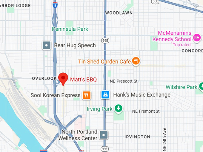 matt's bbq map