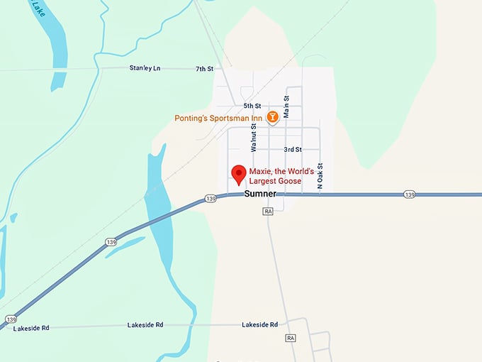 16. maxie, the world's largest goose map