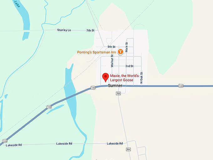 16. maxie, the world's largest goose map