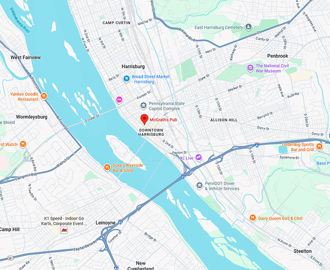 16. mcgrath&rsquo;s pub map