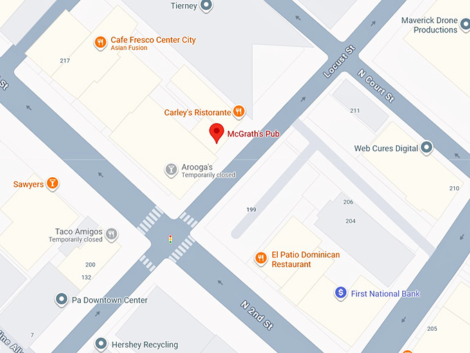 16. mcgrath&rsquo;s pub map