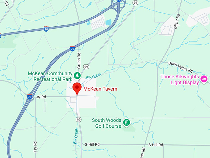 16. mckean tavern map