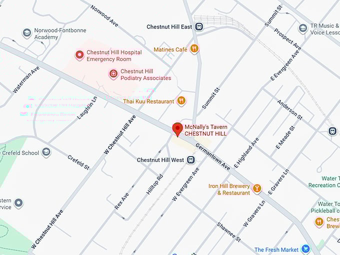 16. mcnally's tavern chestnut hill map