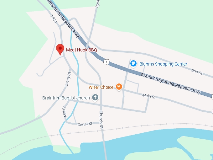 16. meat hook bbq map