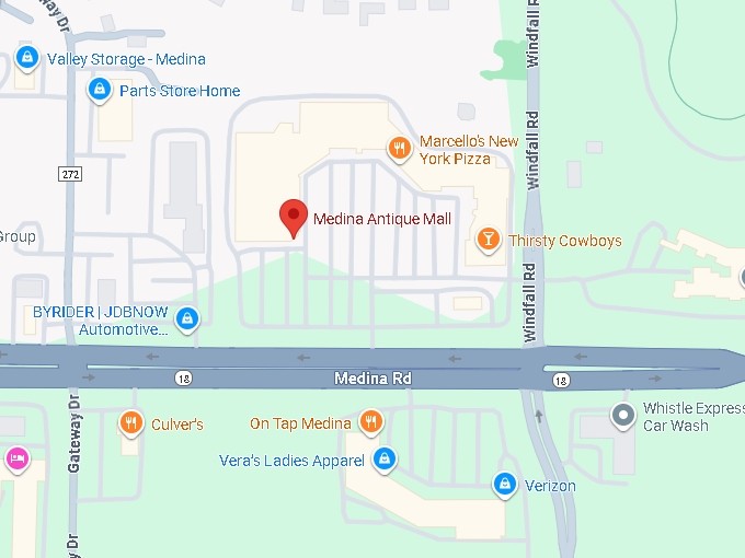 16. medina antique mall map