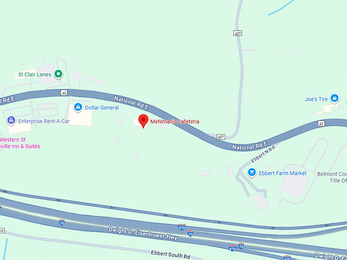 16. mehlman's cafeteria map