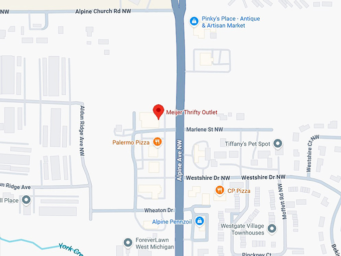 16. meijer thrifty outlet map