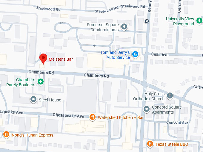 16. meister's bar map