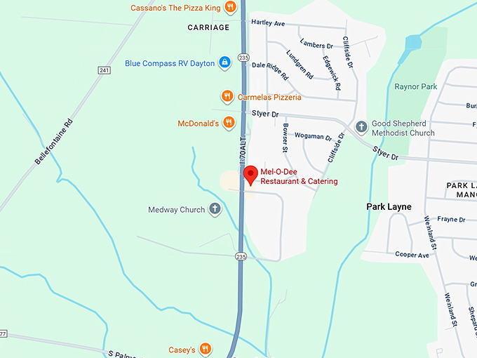 16. mel o dee restaurant & catering map
