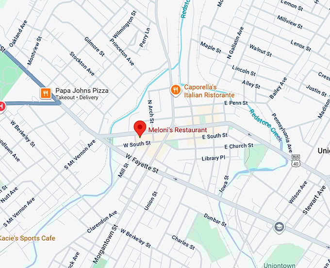 16. meloni's restaurant map