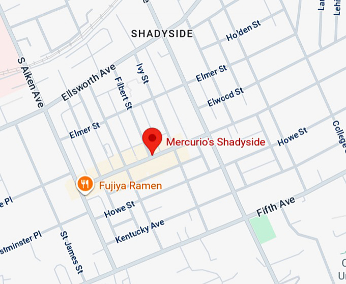 16. mercurio's shadyside map