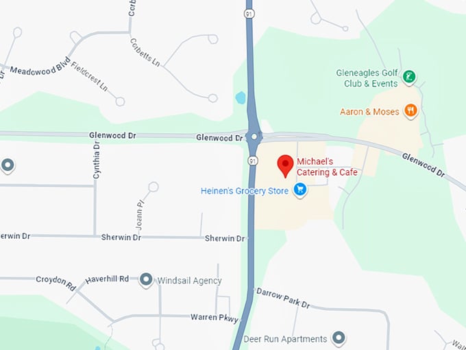 16. michael’s catering & cafe map