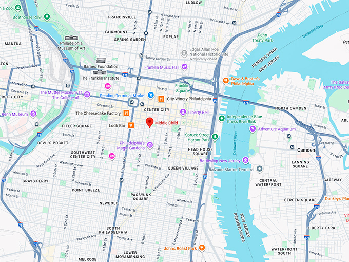 16. middle child (248 s 11th st) map