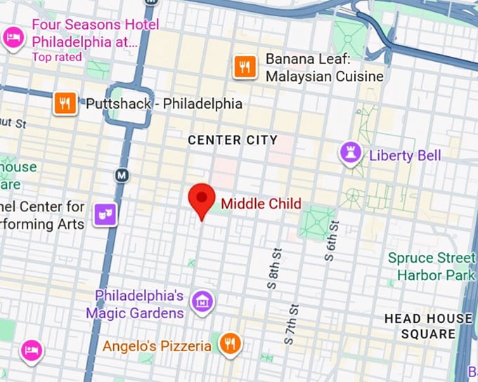 16. middle child (248 s 11th st) map