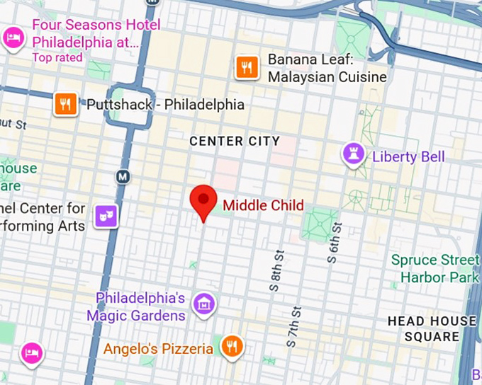 16. middle child (248 s 11th st) map