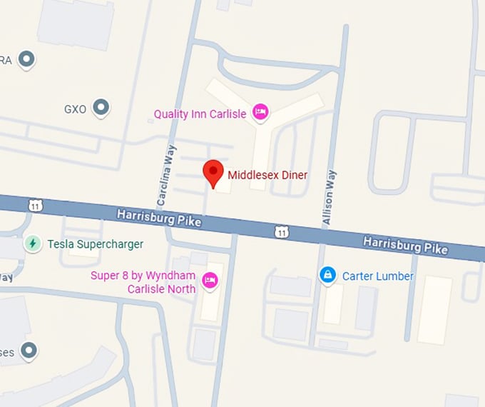 16. middlesex diner map