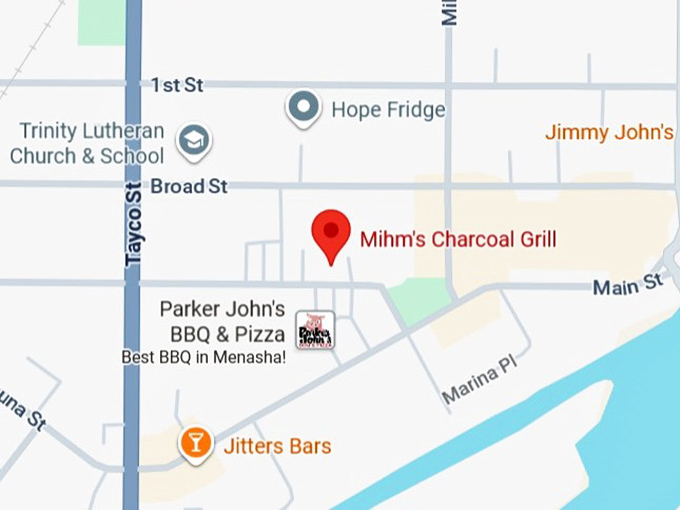16. mihm&rsquo;s charcoal grill map