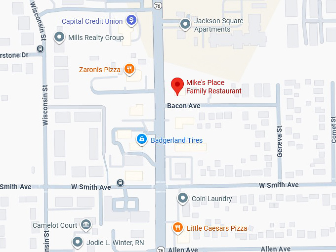 16. mike's place family restaurant map