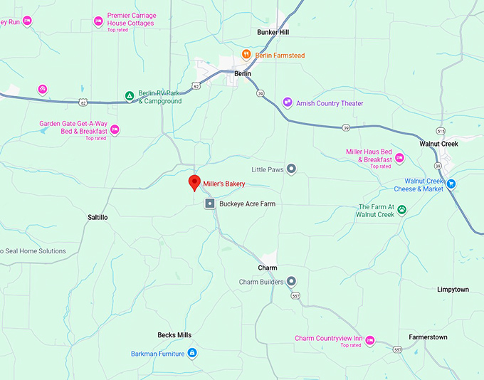 16. miller's bakery map