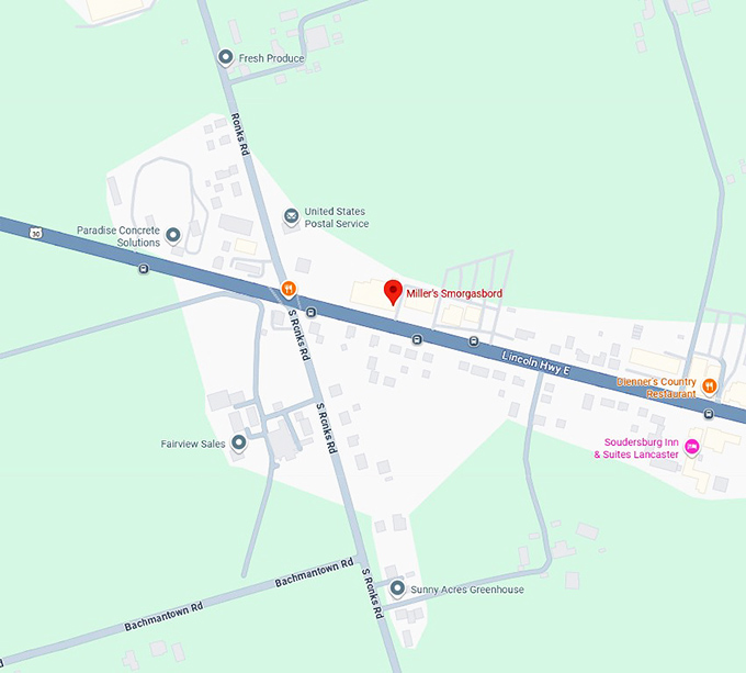 16. miller&rsquo;s smorgasbord map