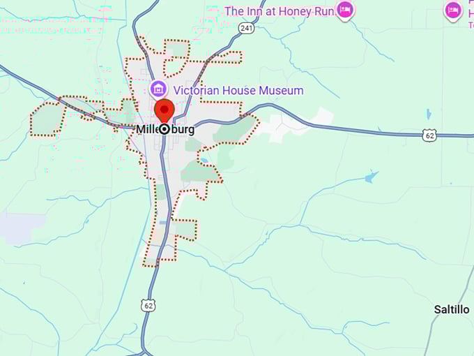 16. millersburg, oh map