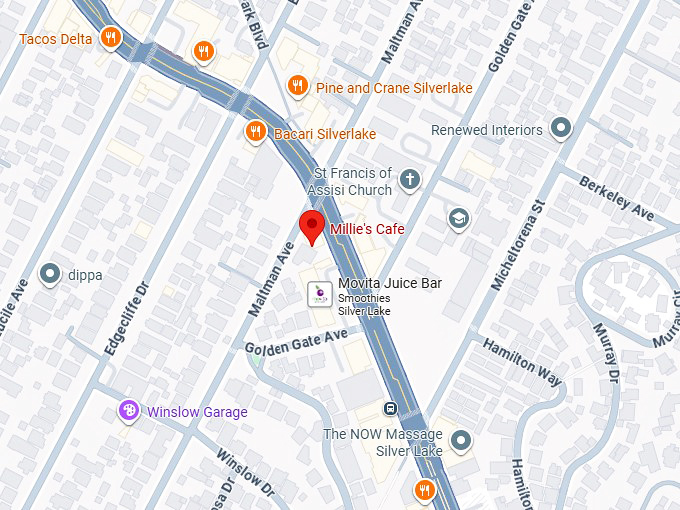 16. millie&rsquo;s cafe map