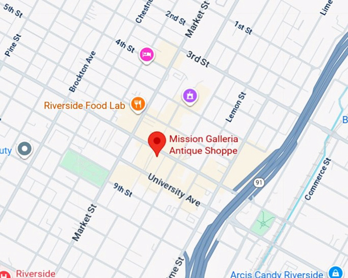 16. mission galleria antique shoppe map