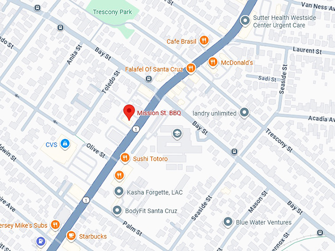 16. mission st. bbq map