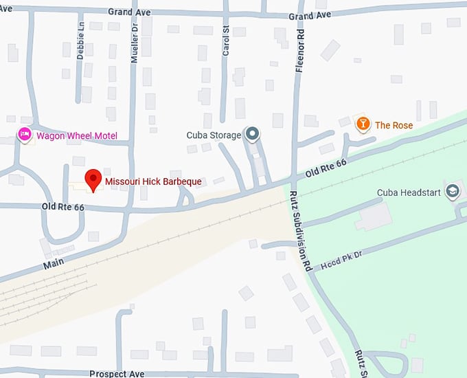 16. missouri hick barbeque map