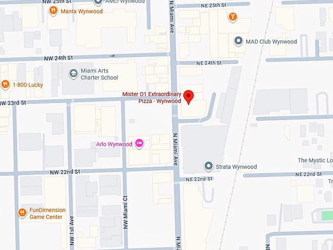 16. mister o1 extraordinary pizza wynwood map