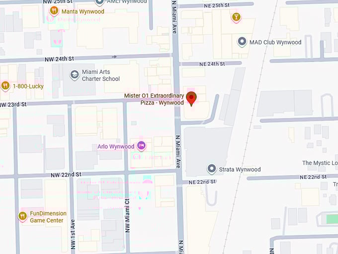16. mister o1 extraordinary pizza wynwood map