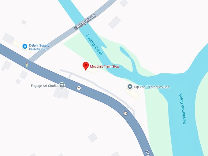 16. moccia's train stop map