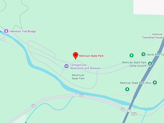 16. mohican state park map