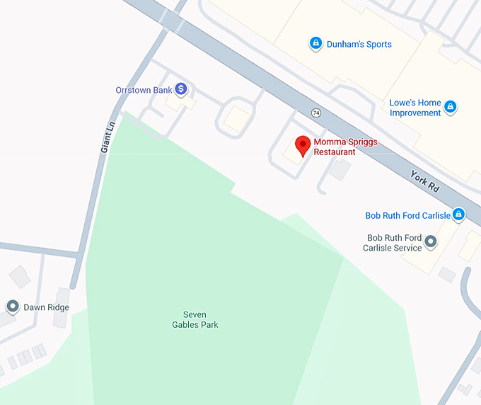 16. momma spriggs restaurant map