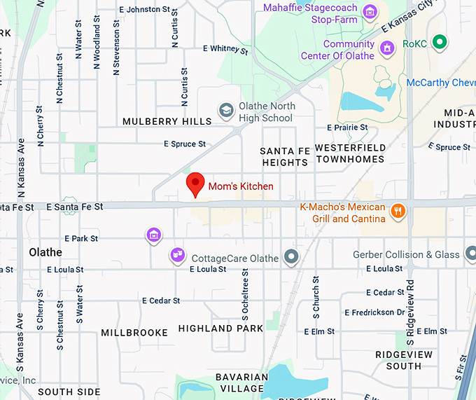 16. mom's kitchen map