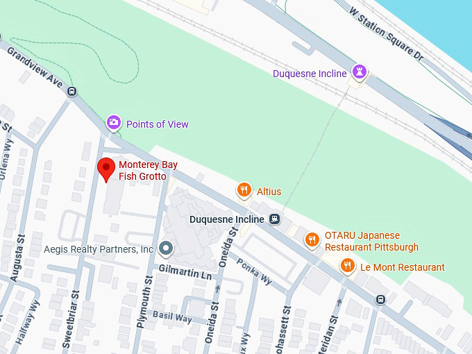 16. monterey bay fish grotto map