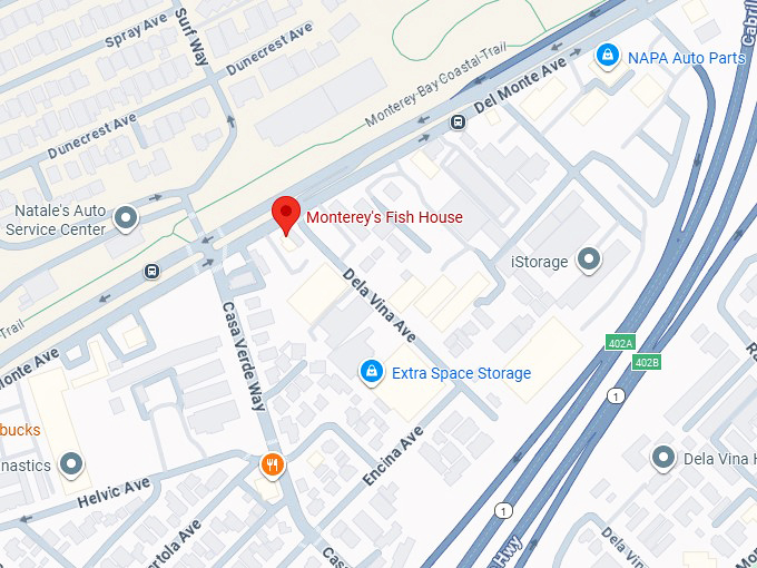 16. monterey's fish house map