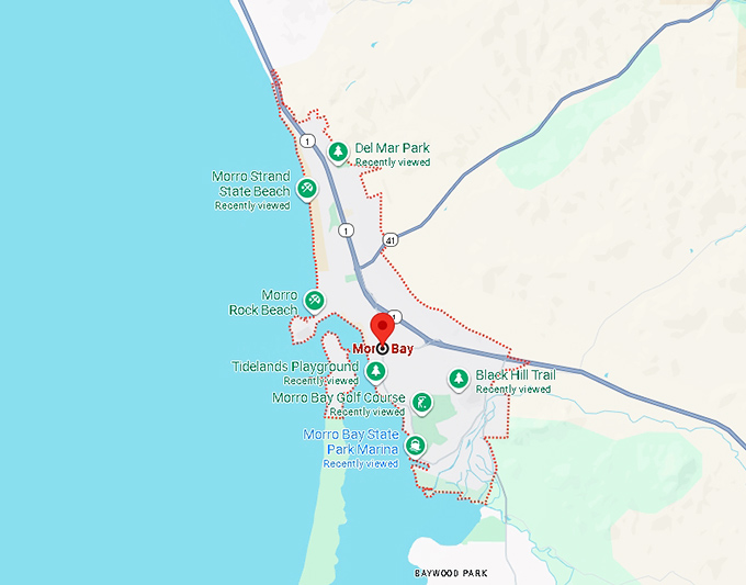 16. morro bay map