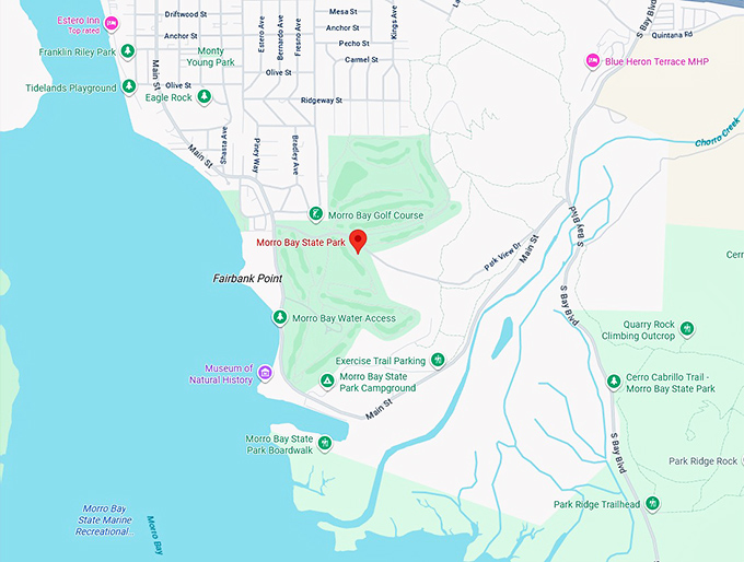 16. morro bay state park map